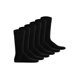Kurzsocken Hugo "Socken 3P RS UNI CC 6er Pack", Herren, Gr. 43-46, schwarz, Obermaterial: 83% Baumwolle CO. 15% Polyamid PA. 2% Elasthan EL., Socken