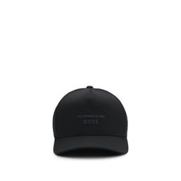 Baseball Cap BOSS Green "Poulin PS Spirit 70", Herren, schwarz 001, Twill, Materialmix, unifarben, Caps, PORSCHE x BOSS