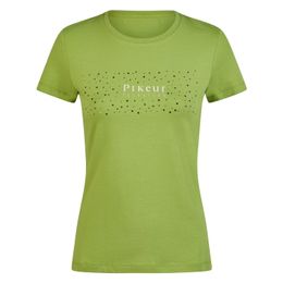 Pikeur Selection Baumwollshirt mit Rundhals COTTON leaf green Damen 42