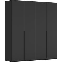 Kleiderschrank "Schrank Garderobe Ankleide Schlafzimmer Flur SERINA Eyecatcher", schwarz, schwarz mattglas, B:201cm H:223cm T:61cm, Holzwerkstoff, LeGer Home by Lena Gercke, Schr&auml;nke, Kleiderschrank, in 6 Breiten, 3 Ausf&uuml;hrungen und mit Front Glas oder Dekor MADE IN GERMANY
