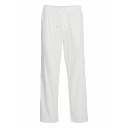 !Solid Leinenhose SOLID "Leinenhose SDALANN ALLAN ELASTICATED", Herren, Gr. XL, N-Gr, beige (sanftes wei&szlig;), Obermaterial: 58% Leinen LI. 42% Viskose CV., Hosen