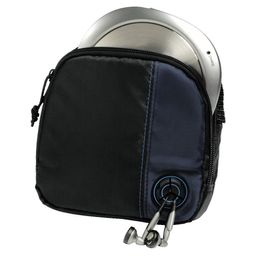 Hama CD-Player Tasche "Tasche f&uuml;r Discman und 3 CDs, Schwarz Blau, Trageriemen, Kabelausgang", schwarz, B/H/T: 16,5cm x 2,6cm x 19cm, Taschen