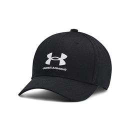 Baseball Cap Under Armour "ESSENTIAL LOW LOCKUP ADJ", Kinder, schwarz,, wei&szlig;, Obermaterial: 65% Polyester, 35% Baumwolle, Caps, verstellbarer Verschluss, aus Polyester und Baumwolle, f&uuml;r Teens