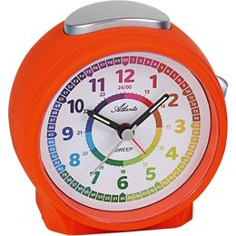 Quarzwecker Atlanta "1999/12", orange, Wecker, Kinder, ideal auch als Geschenk