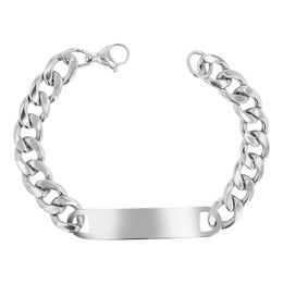 Adelia&acute;s Armband ADELIA&acute;S "Unisex Armband &ndash; Panzerarmband aus Edelstahl 21 cm", silber, Armb&auml;nder, Damen, 21cm, Edelstahl, Armband, Zum Verschenken &ndash; passend f&uuml;r viele Anl&auml;sse