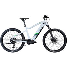 Z&uuml;ndapp E-Bike Z&Uuml;NDAPP "X900" Gr. 46, wei&szlig;, Elektrofahrr&auml;der, 46cm, 27,5 Zoll (69,85cm), Pedelec, Elektrofahrrad f&uuml;r Damen und Herren, MTB