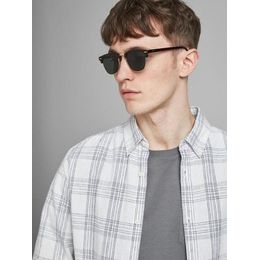 Jack & Jones Sonnenbrille JACK & JONES "JACRYDER SUNGLASSES NOOS", Jungen, schwarz (schwarz coffee), unifarben, Sonnenbrillen Sonnenbrille