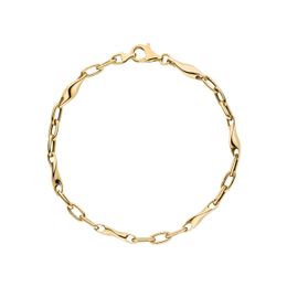 Goldarmband Jobo "Armband Fantasiearmband 4,3 mm 19 cm", gelbgold 333, Armb&auml;nder, Damen, 19cm, Gelbgold 333, Goldarmband, 333 Gold