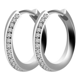 Adelia&acute;s Klappcreolen ADELIA&acute;S "Damen Ohrringe &ndash; Klappcreole aus 925 Silber mit Zirkonia", Damen, Gr. Damen, Silber 925 (Sterlingsilber), silber, Ohrringe Klappcreolen, Ideal als Geschenk &ndash; dezent und elegant