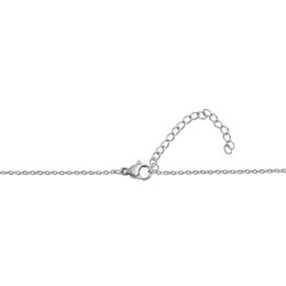Adelia&acute;s Kette ohne Anh&auml;nger ADELIA&acute;S "Damen Halskette &ndash; Ankerkette aus Edelstahl 43 cm", silber, Halsketten, Damen, 43cm, Edelstahl, Ideal als Geschenk &ndash; dezent und elegant