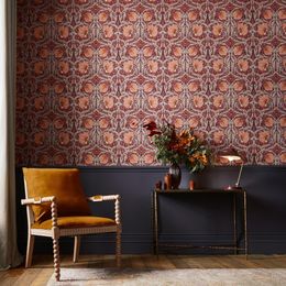 Vliestapete "Pimpernel", lila, B:0,52m L:10m, Vlies, WILLIAM MORRIS AT HOME, Tapeten, Design Tapeten
