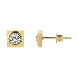 Adelia&acute;s Paar Ohrh&auml;nger ADELIA&acute;S "Damen Ohrringe &ndash; Ohrstecker aus Edelstahl", Damen, Gr. Damen, Edelstahl, gold, Ohrringe, Ideal als Geschenk f&uuml;r besondere Anl&auml;sse