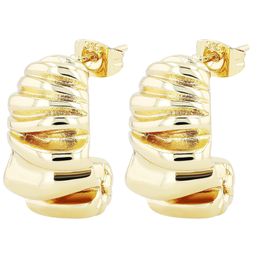 Adelia&acute;s Paar Creolen ADELIA&acute;S "Damen Ohrringe &ndash; Creole aus Edelstahl", Damen, Gr. Damen, Edelstahl, gold, Ohrringe, Zum Verschenken an Menschen, die Ihnen am Herzen liegen