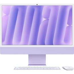 Apple iMac "iMac 24" CTO", lila (violett), Mac OS, 16 GB RAM 256 GB SSD, Desktop-PCs, iMac, Topseller