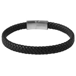 Adelia&acute;s Armband ADELIA&acute;S "Unisex Armband &ndash; Textilarmband aus Leder 20,5 cm", schwarz, Armb&auml;nder, Damen, 20cm, Leder, Armband, Zum Verschenken &ndash; passend f&uuml;r viele Anl&auml;sse