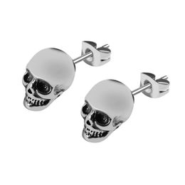 Adelia&acute;s Paar Ohrh&auml;nger ADELIA&acute;S "Unisex Ohrringe &ndash; Ohrstecker Totenkopf aus Edelstahl", Damen, Gr. Unisex, Edelstahl, silber, Ohrringe, Perfekt als Geschenk f&uuml;r besondere Menschen
