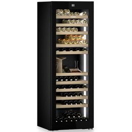 Liebherr Weintemperierschrank "WPgbi 7483_994615051", Energieeffizienz: F (A-G), silber (schwarz), B:69,7cm H:201,3cm T:76,4cm, Weink&uuml;hlschr&auml;nke