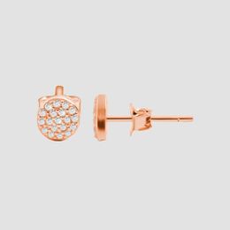 Adelia&acute;s Paar Ohrh&auml;nger ADELIA&acute;S "Damen Ohrringe &ndash; Ohrstecker aus 925 Silber mit Zirkonia", Damen, Gr. Damen, Silber 925 (Sterlingsilber), gold, Ohrringe, Zum Verschenken &ndash; passend f&uuml;r viele Anl&auml;sse