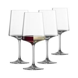 Weinglas ZWIESEL GLAS "Allround Weingl&auml;ser ECHO 572 ml 4er Set transparent", bunt (transparent), 4 tlg., Glas, Trinkgef&auml;&szlig;e, Weinglas