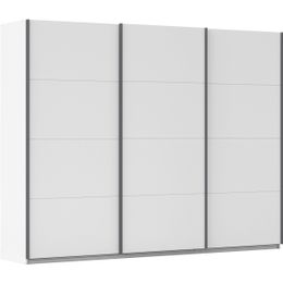 Schwebet&uuml;renschrank OTTO HOME "Kleiderschrank Schrank Garderobe AGORDO mit Dekor- oder Hochglanzfront", wei&szlig; (alpinwei&szlig;), B:271cm H:229cm T:62cm, Holzwerkstoff, Schr&auml;nke, Schwebet&uuml;renschrank, in 4 Breiten und 2 H&ouml;hen MADE IN GERMANY