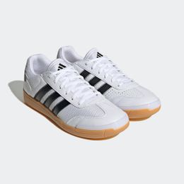 Hallenschuh adidas Performance "SPEZIAL LIGHT", Damen, Gr. 44, schwarz-wei&szlig; (cloud wei&szlig;, core schwarz, core schwarz), Synthetik, Textil, Schuhe Hallenschuh, Handballschuh