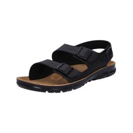 Sandale Birkenstock "Freizeitschuhe Kano", Herren, Gr. 41, schwarz, Obermaterial: 100% sonstige Fasern AF., Schuhe Sandale