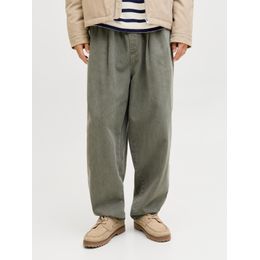 Jack & Jones Jogginghose JACK & JONES "JPSTEVAN BLAINE JOGGER SN", Herren, Gr. M, N-Gr, grape leaf, Web, Obermaterial: 100% Baumwolle, unifarben, regular fit kn&ouml;chellang, Hosen Jogginghose