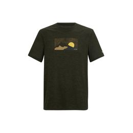 T-Shirt Regatta "Bekleidung RMT341-ZMV Regatta Fingal", Herren, Gr. L, gr&uuml;n (khaki), Obermaterial: 100% Polyester PES., Shirts T-Shirt