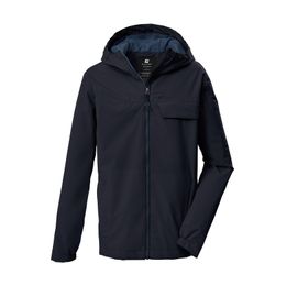 Funktionsjacke Killtec "KOS 125 BYS JCKT", Kinder, Gr. 140, navy, Obermaterial: 100% Polyester;Futter: 100% Polyester, Jacken Funktionsjacke, Wind- und wasserdicht, verschwei&szlig;te N&auml;hte, Teflon EcoElite&trade;