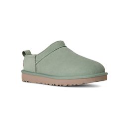 UGG Australia Clog UGG "Unisex CLASSIC MICRO", M&auml;dchen, Gr. 5 (36), artichoke, Veloursleder, Schuhe Clog, Homeslippers, Pantoffel, Schlupfschuh im neuen Design