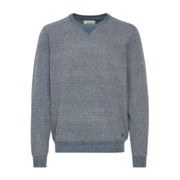 Longpullover Blend "Sweatshirt BHBruton", Herren, Gr. L, blau (marineblaus), Obermaterial: 100% Polyester PES., Sweatshirts Longpullover
