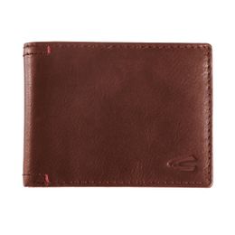 Geldb&ouml;rse Camel Active "Salamanca", Herren, braun, Leder, clean, gepflegt, unifarben mit Farbeinsatz, Kleinlederwaren Geldb&ouml;rse, Portemonnaie, Geldbeutel mit kontrastreichem Handstich-Detail