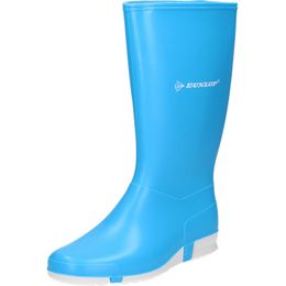 Gummistiefel Dunlop "Regenstiefel K255111 Sport hellblau", Damen, Gr. 33, blau (hellblau), Obermaterial: 100% PVC PVC., Schuhe Gummistiefel