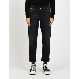 Comfort-fit-Jeans Gang "Gang Jeans Straight Fit 94THELMA", Damen, Gr. 28, Einheitsgr&ouml;&szlig;e, schwarz, Denim/Jeans, 98% Baumwolle, 2% Elasthan, Jeans