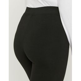 Leggings Tally Weijl "SLEPESOFT", Damen, Gr. 38, N-Gr, schwarz, Jersey, Obermaterial: 90% Polyester, 10% Elasthan, unifarben, figurbetont lang, Hosen Leggings, Materialmix, High Waist
