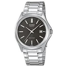 Quarzuhr, silber (edelstahlfarben), Casio TIMELESS COLLECTION, Armbanduhren, Damen, Quarzuhr, Armbanduhr, Herrenuhr, Damenuhr, Edelstahlarmband, analog, Datum