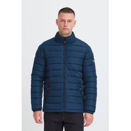 Steppjacke Blend "BHelax", Herren, Gr. M, marineblaus, 100% Polyester, unifarben, normal normal, hoch geschlossener Ausschnitt, elastischer Bund, Jacken Steppjacke, Schicke Steppjacke mit Rei&szlig;verschlusstaschen
