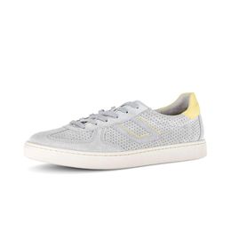 Sneaker Gabor "Sneaker low", Damen, Gr. 38, grau, Schuhe Sneaker