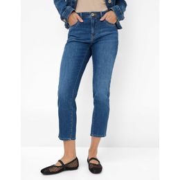 Brax Damen Five-Pocket-Hose Style MARY S USED STONE BLUE, denim blau, Gr. 36