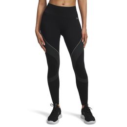 Trainingstights Under Armour "UA VANISH SEAMLESS LEGGING", Damen, Gr. L, N-Gr, schwarz, steel, steel, Obermaterial: 92% Nylon, 8% Elasthan, Hosen, f&uuml;r vielseitige Sportmode, aus elastischem Materialmix