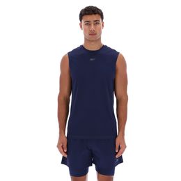 T-Shirt Reebok "ID TRAIN SLVLS TECH TEE", Herren, Gr. XXL, vector navy, Obermaterial: 100% Polyester, Rundhals, Shirts T-Shirt