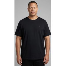 Tommy Hilfiger Big & Tall T-Shirt "BT-ESS SEASONAL REGULAR SOLID", Herren, Gr. 5XL, desert sky, Single Jersey, Obermaterial: 100% Baumwolle, TOMMY HILFIGER BIG & TALL, regular fit normal, Rundhals, eingesetzt abgesteppte Kante, Shirts T-Shirt, Gro&szlig;e Gr&ouml;&szlig;en
