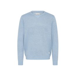 Longpullover Blend "Sweatshirt BHBruton", Herren, Gr. M, blau (faded denim), Obermaterial: 100% Polyester PES., Sweatshirts Longpullover