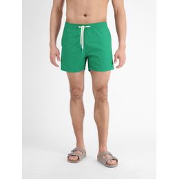 Badeshorts Lerros "Herren Beach-Shorts mit Innenhose", Herren, Gr. L, Normalgr&ouml;&szlig;en, reed gr&uuml;n, 100% Nylon, Badehosen Badeshorts