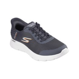Wanderschuh Skechers "Freizeitschuhe 216324-GRY Skechers Go Walk", Damen, Gr. 41, grau, Obermaterial: 100% Textilmaterial TEXMAT., Schuhe Wanderschuh