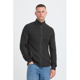 Strickjacke Blend "BHRibes", Herren, Gr. 3XL, stone mix, Grobstrick, 100% Polyacryl, unifarben, normal normal, hoch geschlossener Ausschnitt, Rippstrickb&uuml;ndchen, Strickjacken Strickjacke, Schicke Zip-Jacke mit Eingrifftaschen