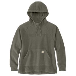 Hoodie Carhartt "Bekleidung 107142-GF7 Carhartt Fleece", Damen, Gr. L, gr&uuml;n (oliv), Obermaterial: 55% Baumwolle CO. 45% Polyester PES., Sweatshirts Hoodie