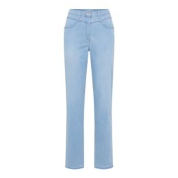 5-Pocket-Jeans RAPHAELA BY Brax "Style CAREN NEW", Damen, Gr. 44K (22), Kurzgr&ouml;&szlig;en, hellblau, Denim/Jeans, 50% Baumwolle, 40% Lyocell, 7% Elastomultiester, 3% Elasthan, Jeans 5-Pocket-Jeans