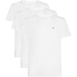 T-Shirt, Herren, Gr. XL (54), wei&szlig;, wei&szlig;, wei&szlig;, Jersey, Obermaterial: 100% Baumwolle, Tommy Hilfiger Underwear, regular fit, Rundhals, Shirts T-Shirt, Jersey, Rundhals, normale Passform