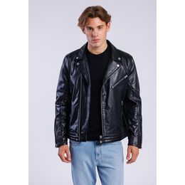 Lederjacke Freaky Nation "No Risk-FN SNZ", Herren, Gr. L(48), schwarz, Oberstoff: 100% Leder. Futter: 100% Baumwolle, normal, Jacken
